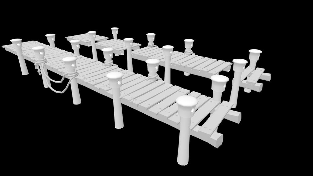 Modular Dock - 3D model by Graham (@graham3d) [ae6f0b4] - Sketchfab