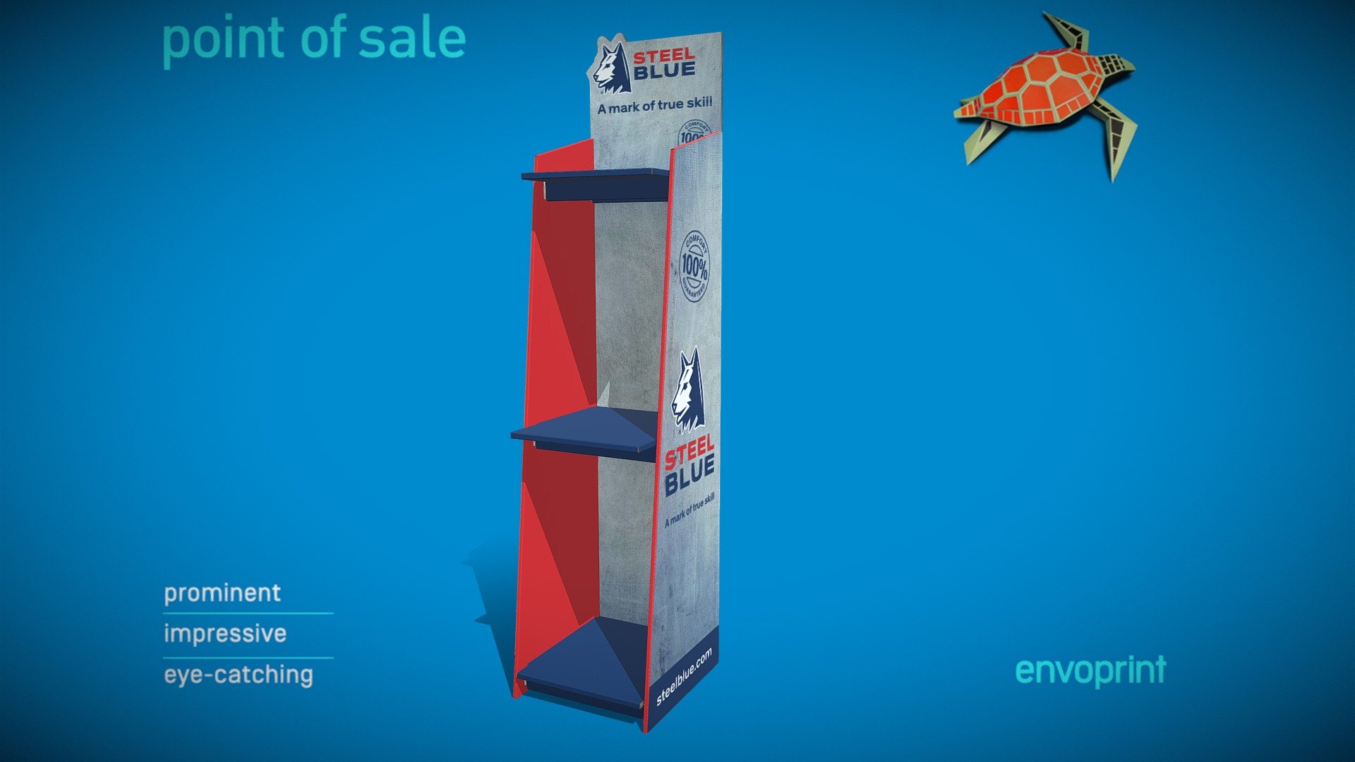 SteelBlue FSDU Red Insides - 3D model by envoprint (@keithenvoprint ...