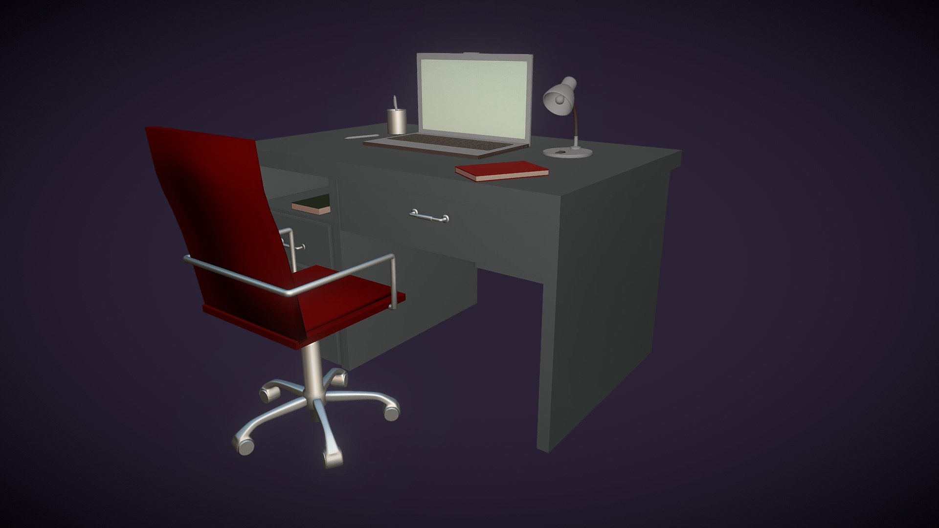 Desk - Download Free 3D model by hellotaia [ae71018] - Sketchfab