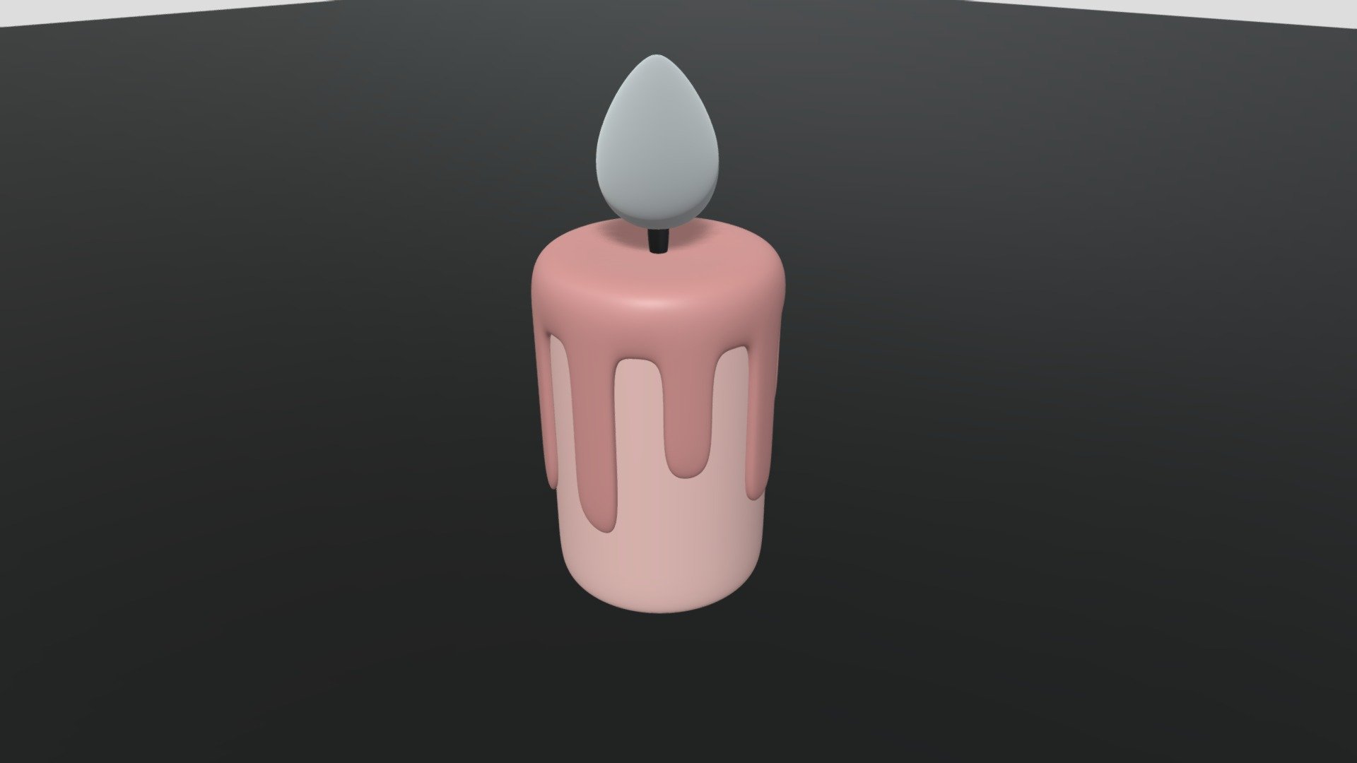 pink candel - 3D model by rainstyle76 [ae71090] - Sketchfab