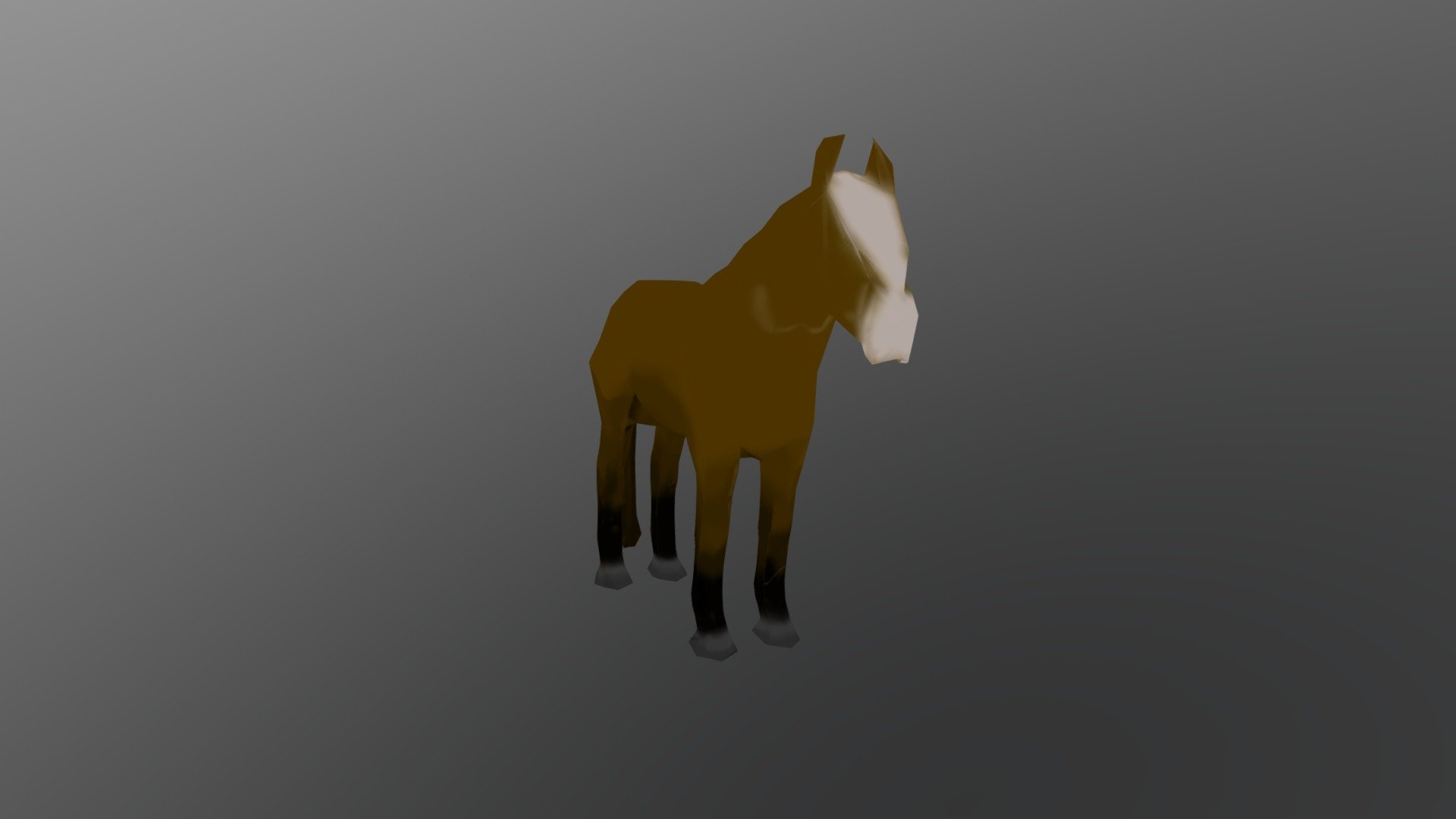 Low Poly: Horse - 3D model by _lcpm [ae71c0a] - Sketchfab