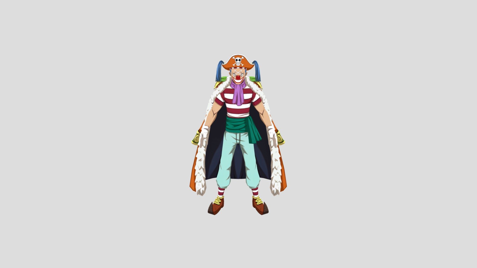 One Piece - Buggy 3D Model - 3D model by gomoo.studio [ae72f85] - Sketchfab