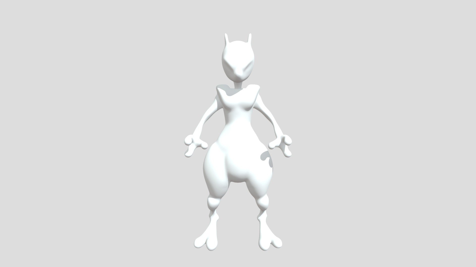Mewtwo - 3D model by Jesús IV Hurtado (@jesuscuarto) [ae73ff2] - Sketchfab