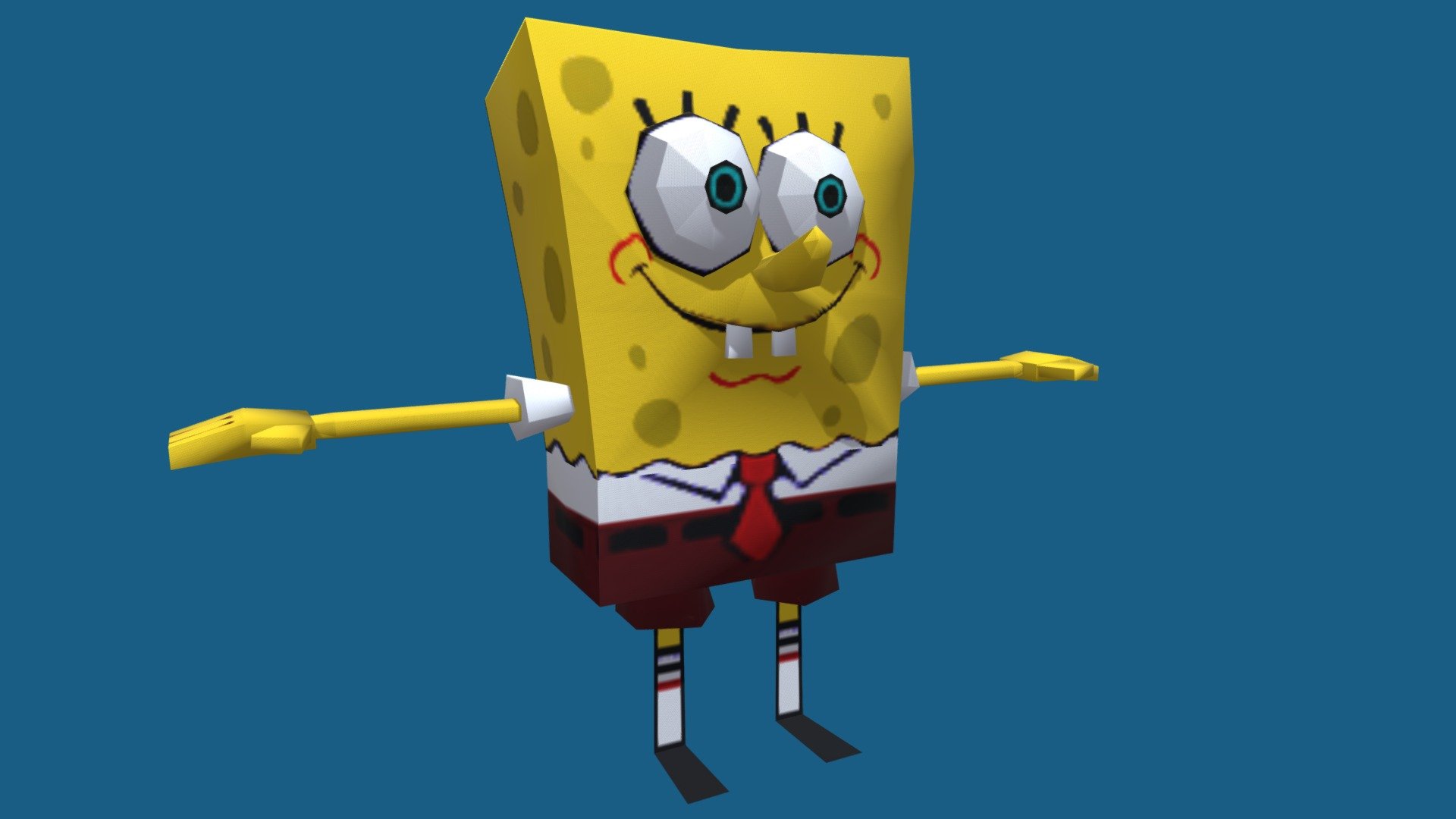 Spongebob V1 - 3D model by Romyblox1234! (@romyblox1234) [ae76465 ...