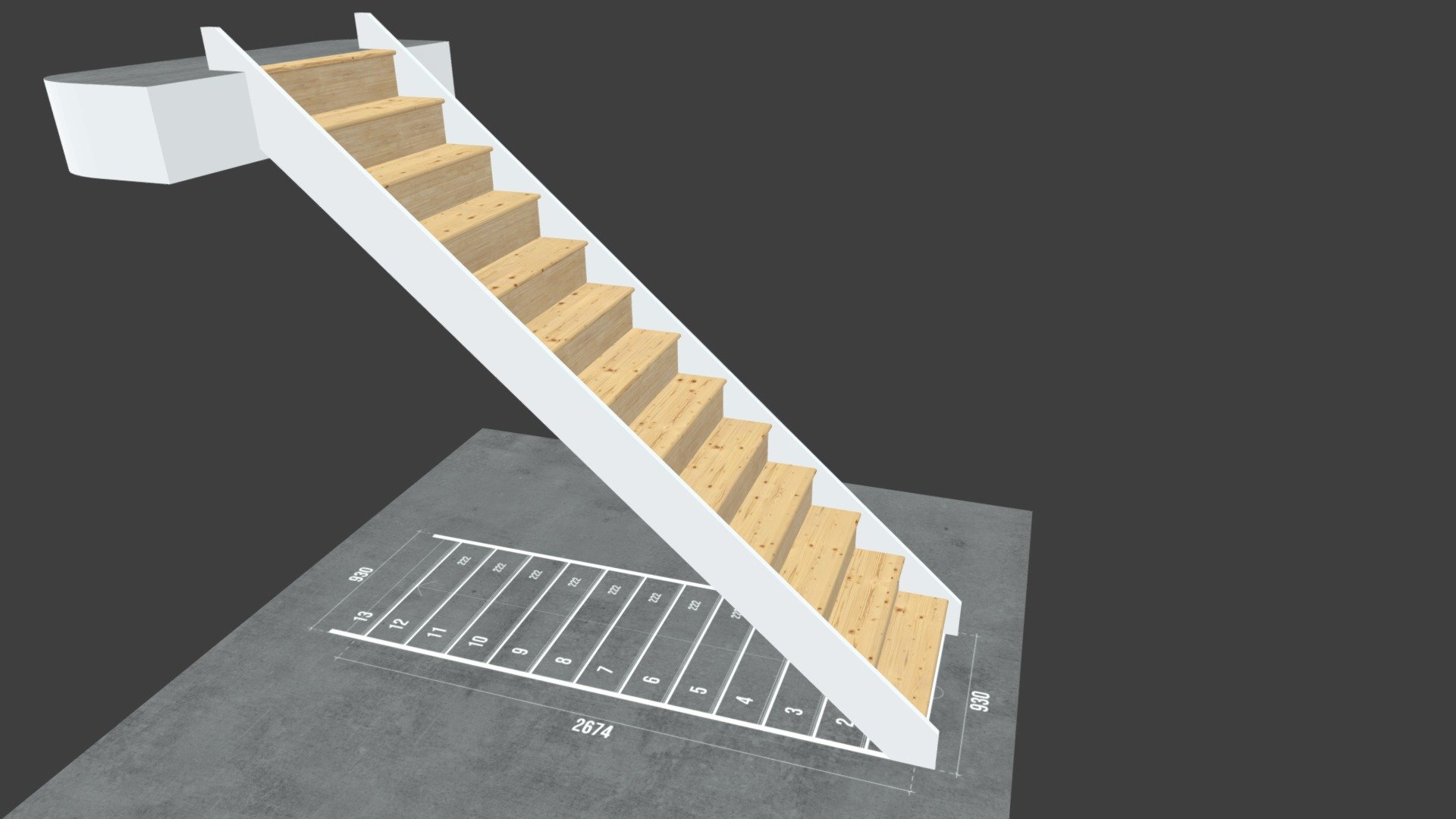 Cornwall Stairs - Temporary Site Stairs - 3D model by cs_adam [ae76c58 ...