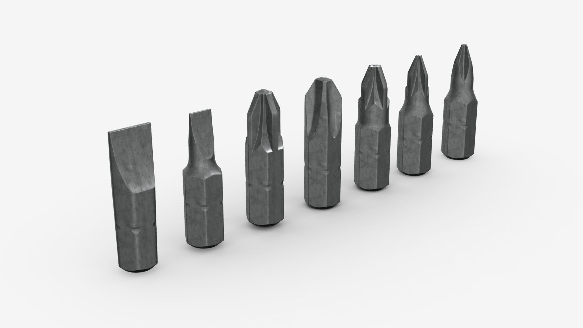 Screwdriver bit set - Buy Royalty Free 3D model by HQ3DMOD ...