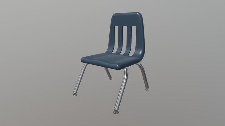 Student-chair 3D models - Sketchfab