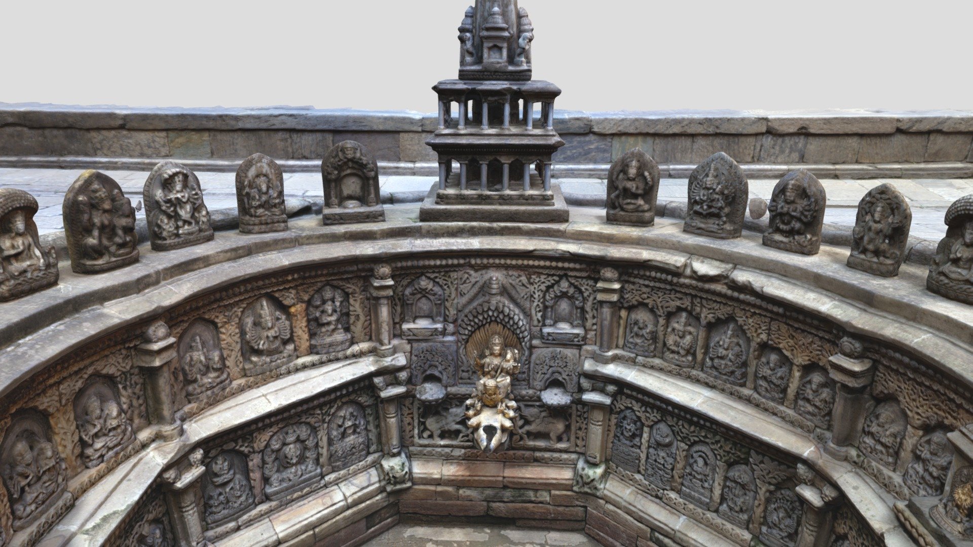 Tusa hiti @ Patan durbar square - Download Free 3D model by rbm.1world ...