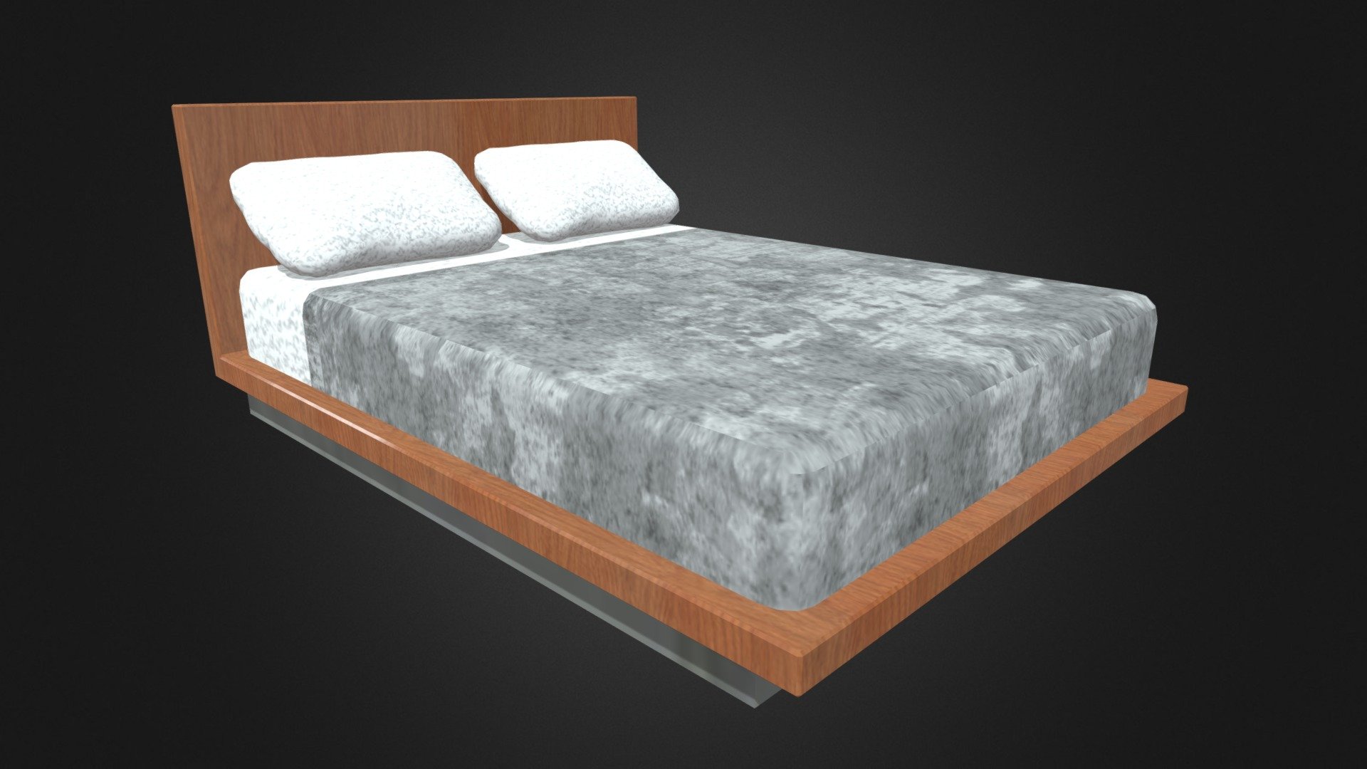 6 By 6 Floating Bed - Download Free 3D model by Oyugi Mark (@oyugi) [ae7a4c0] - Sketchfab