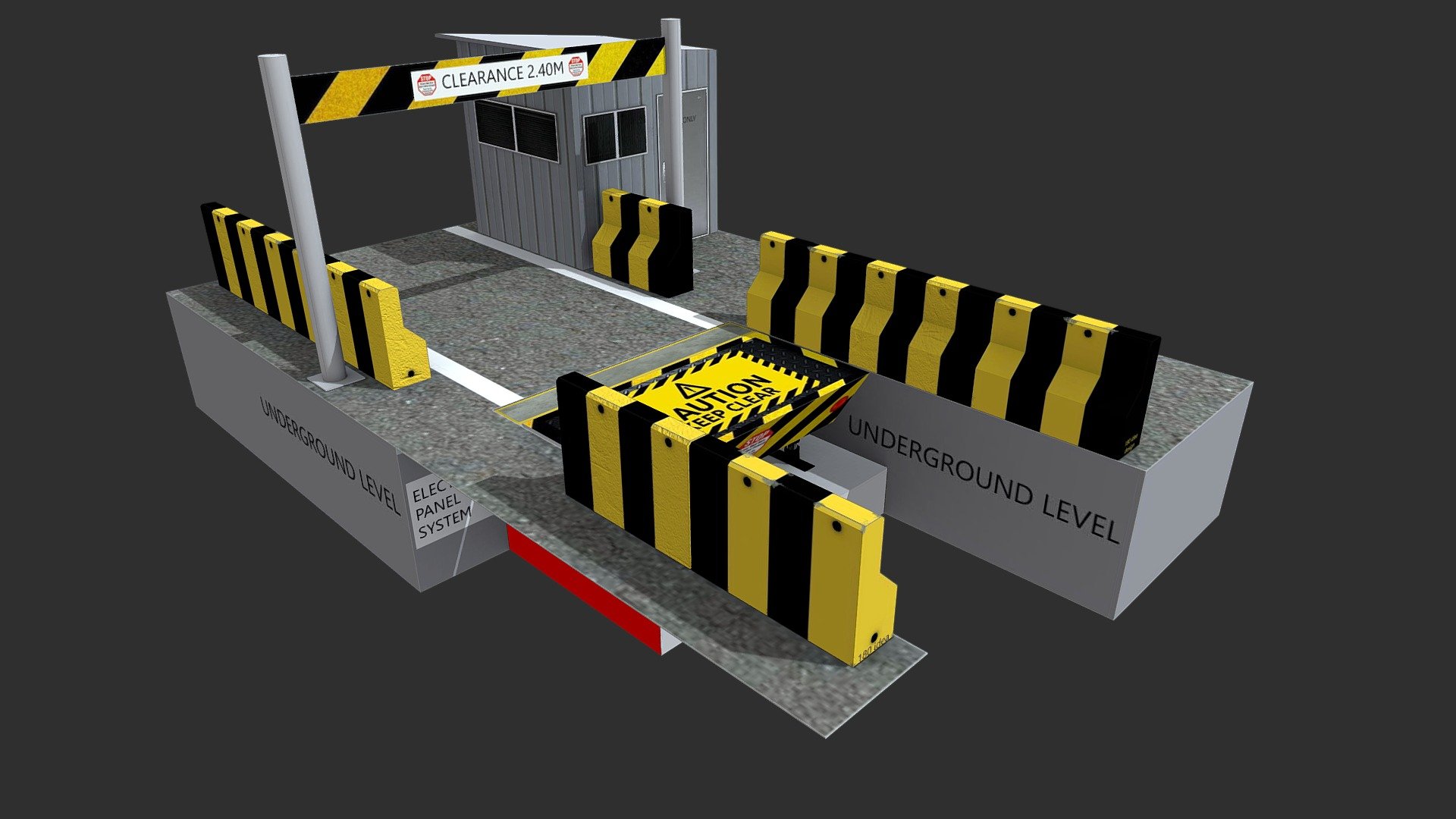 Road Block 02 Update - 3D model by Jiradet [ae7a512] - Sketchfab