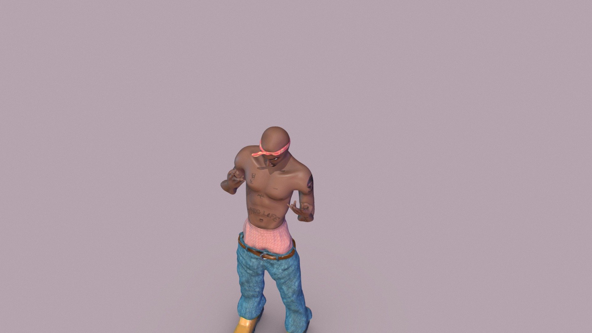 2pac - 3D model by MartinCampos [ae7b009] - Sketchfab