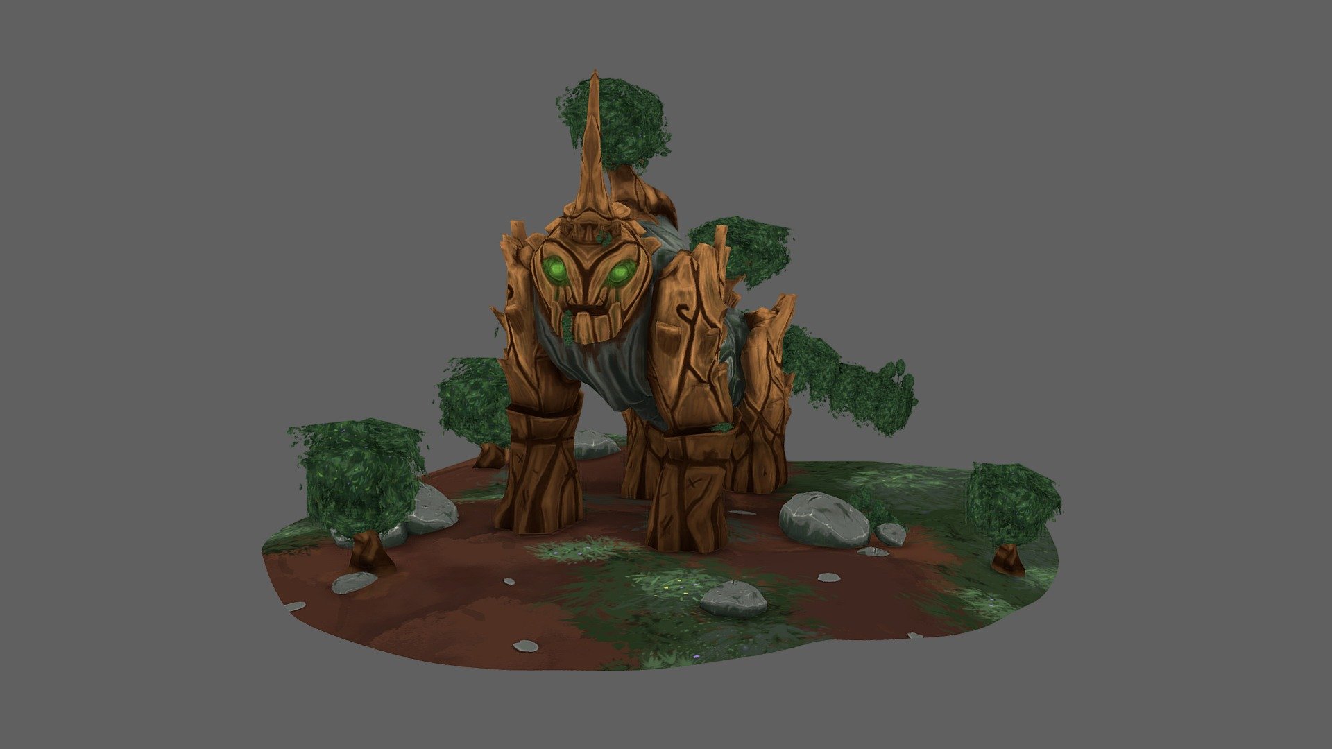 Terramus - Handpainted Creature - 3D model by skumarg [ae7c02e] - Sketchfab