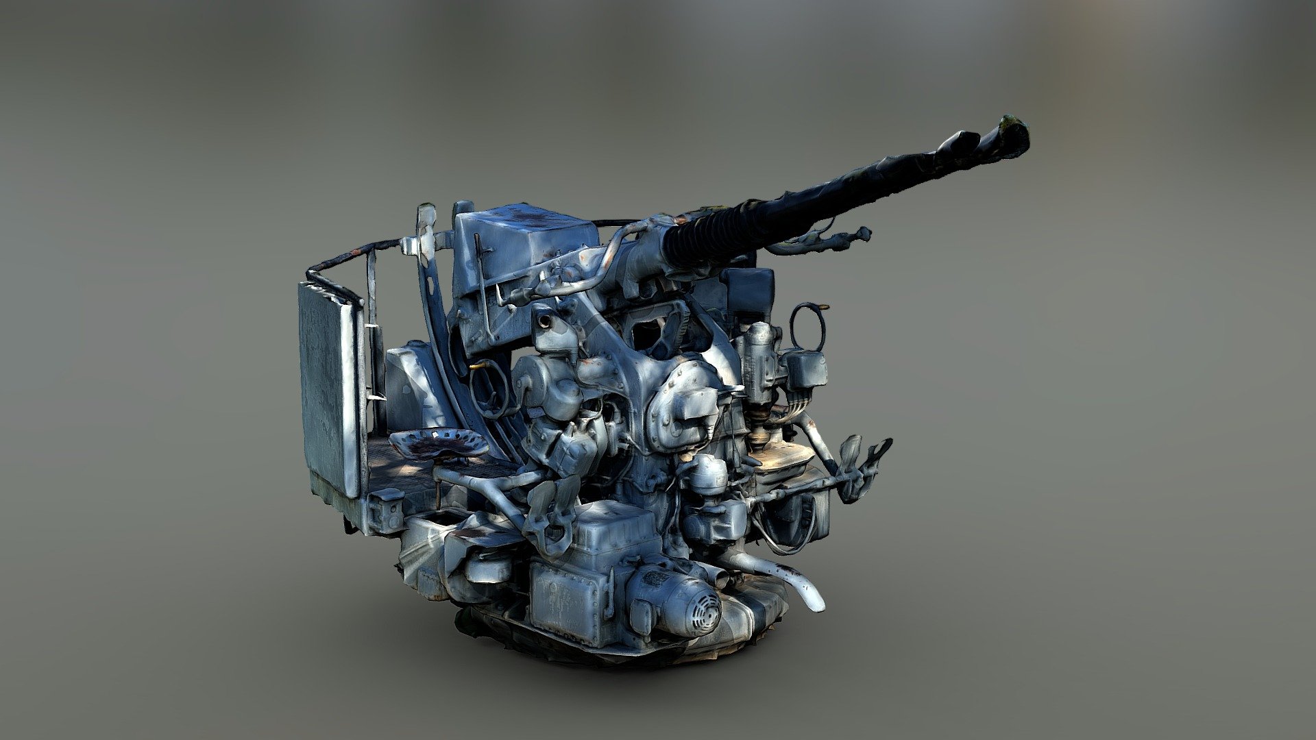 Anti Aircraft Turret (raw scan) - Download Free 3D model by Austin ...