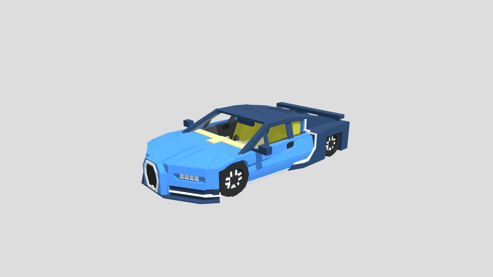 Bugatti for Minecraft Bedrock edition - 3D model by tteplenky [ae7c4f0 ...