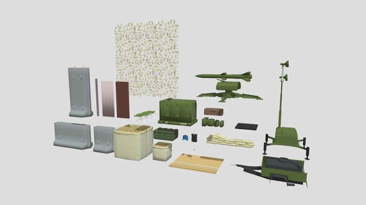 Sandbag 3D models - Sketchfab