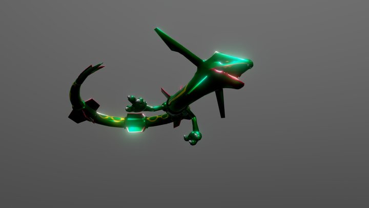 Rayquaza 3D models - Sketchfab