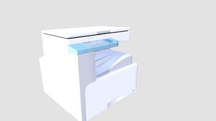 Photocopier 3D models - Sketchfab