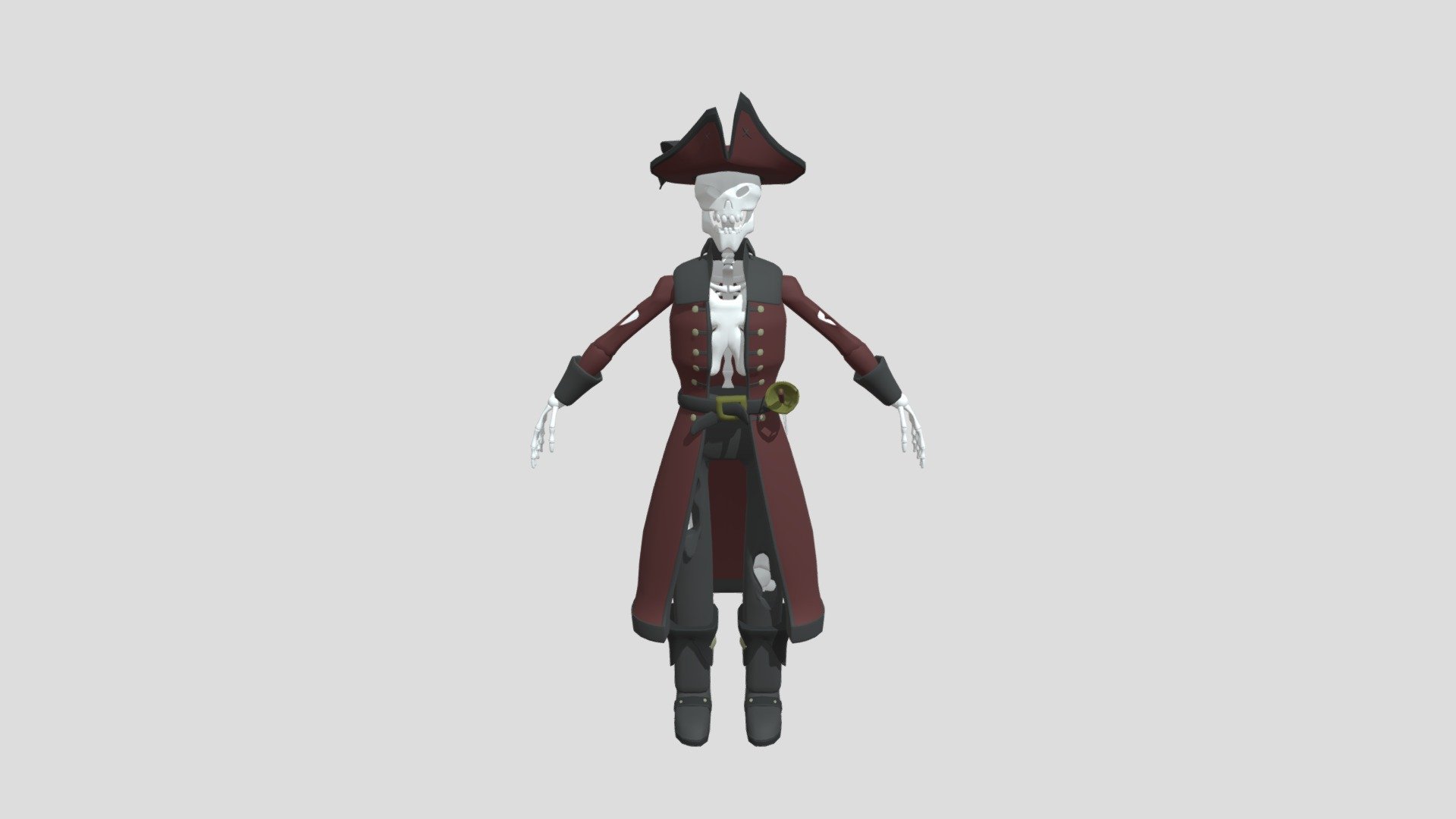 Sea of thieves skeleton - 3D model by aseymou2 [ae839ab] - Sketchfab