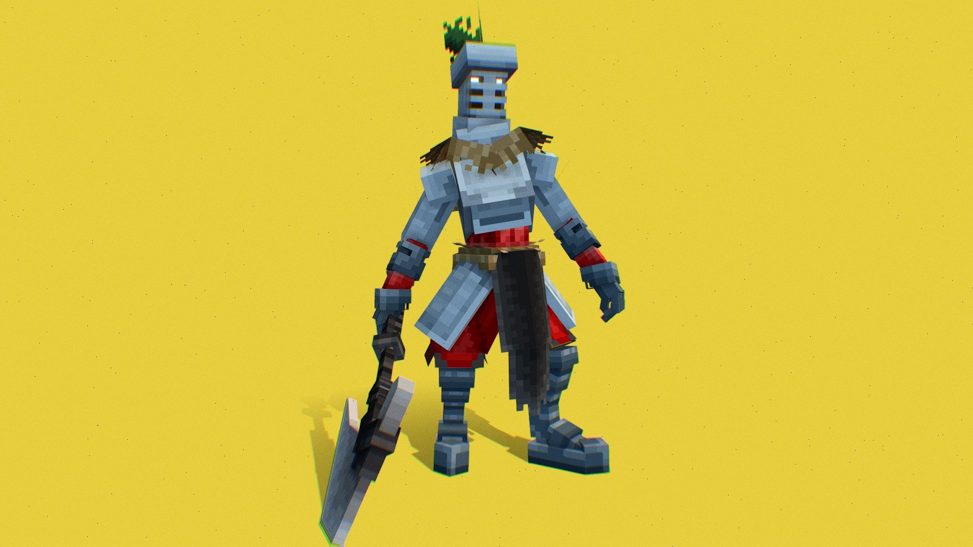 Blockbench - Knight - 3D model by MexBot.Arts [ae85a79] - Sketchfab
