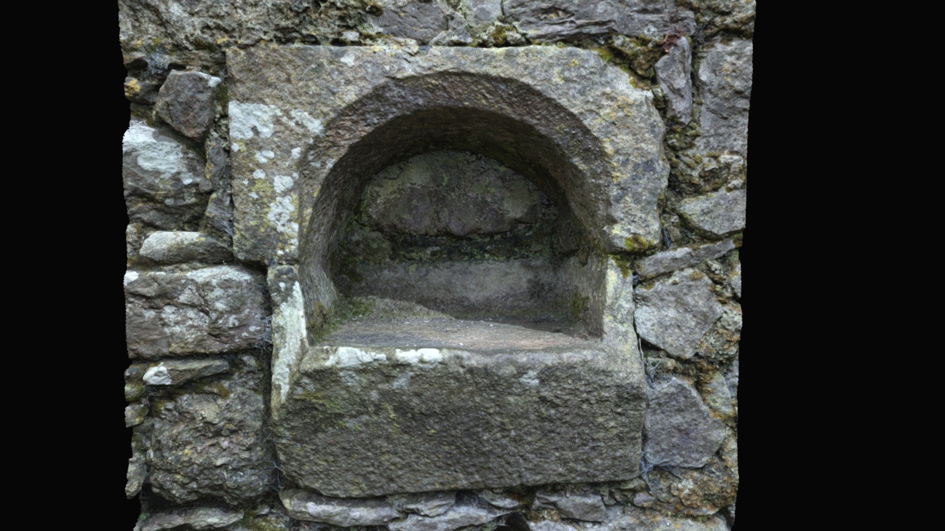 Seskinan Church Stoup, Knockboy (WA013-034001-) - Download Free 3D ...
