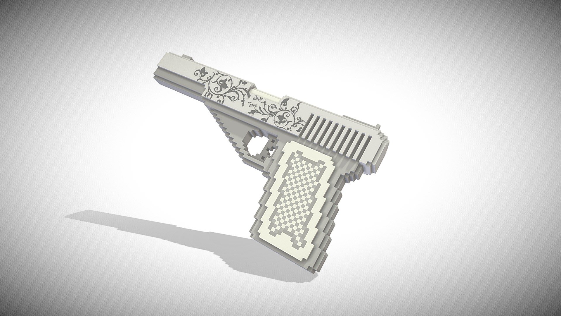 vintage_pistol - 3D model by zachrywilsn | nullblox (@zachrywilsn ...