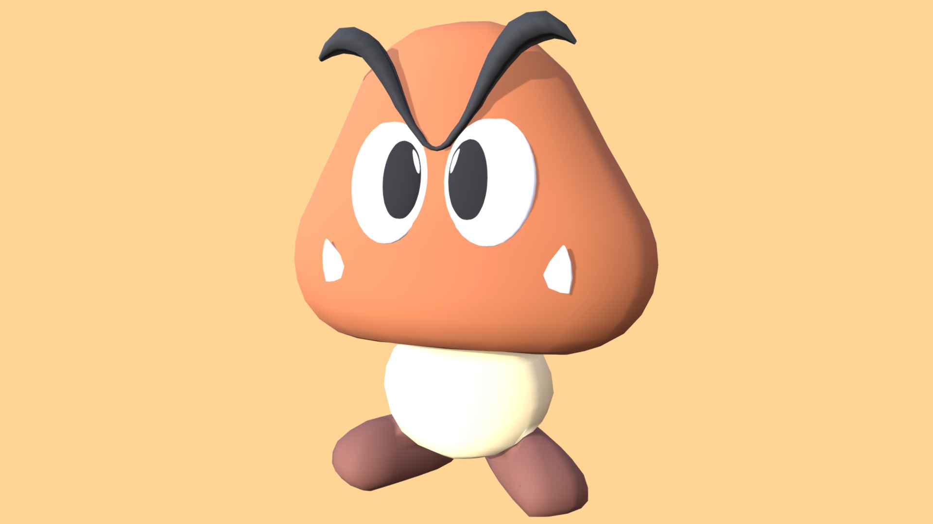 Goomba - Download Free 3D model by Samy Belaloui (@Purzy) [ae8a738 ...