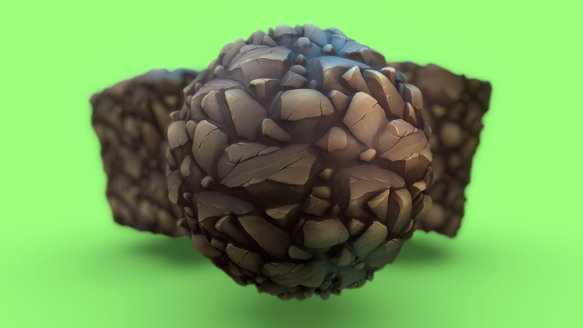 Stylized PBR Texture / Material Rocks Cliff - Buy Royalty Free 3D model ...