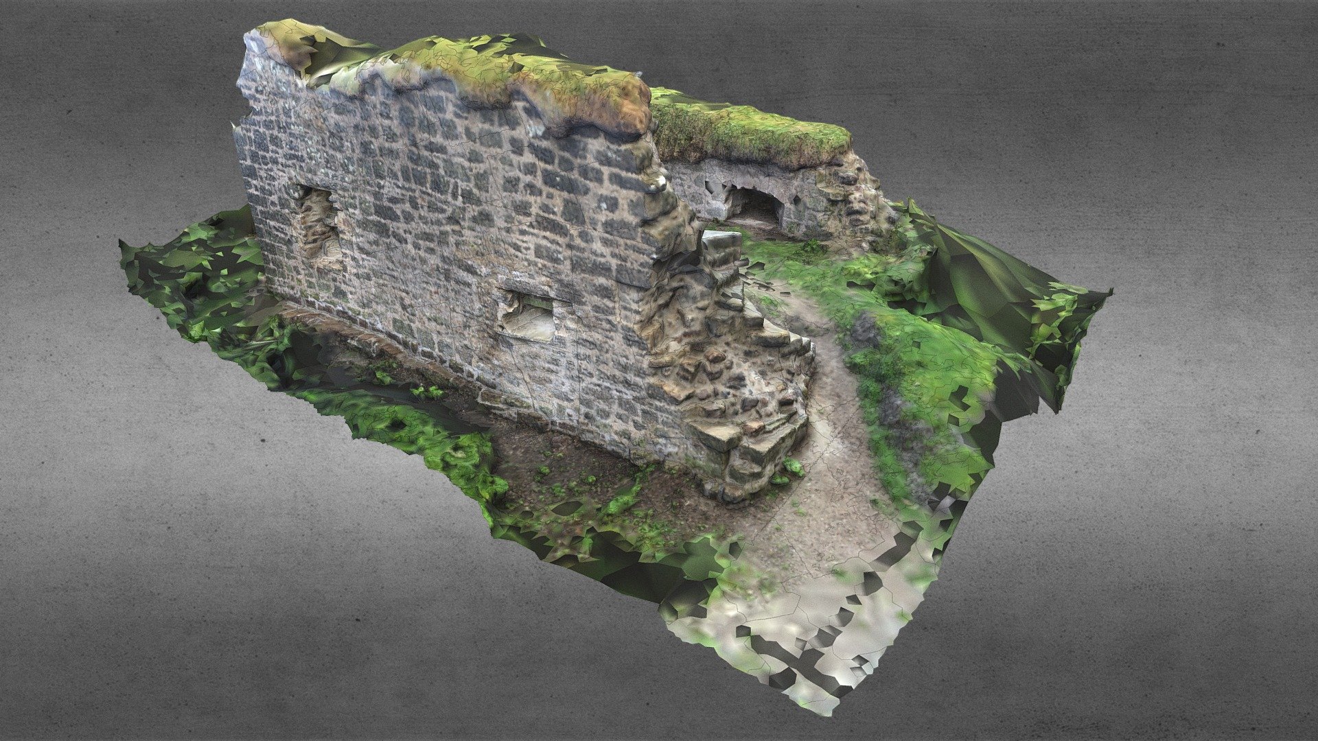 Peel Tower - Post-consolidation - 3D model by Rathmell Archaeology ...