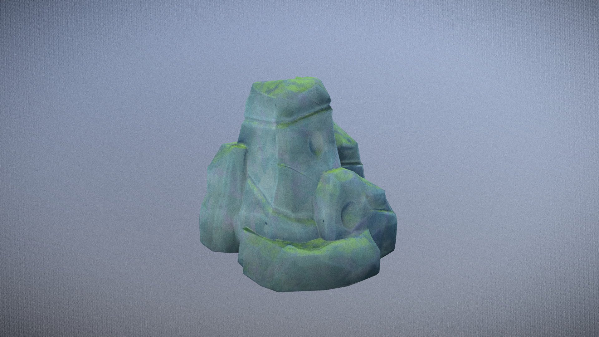 Stylized Mossy Rock - Download Free 3D model by Cailbur3D (@clr3D ...