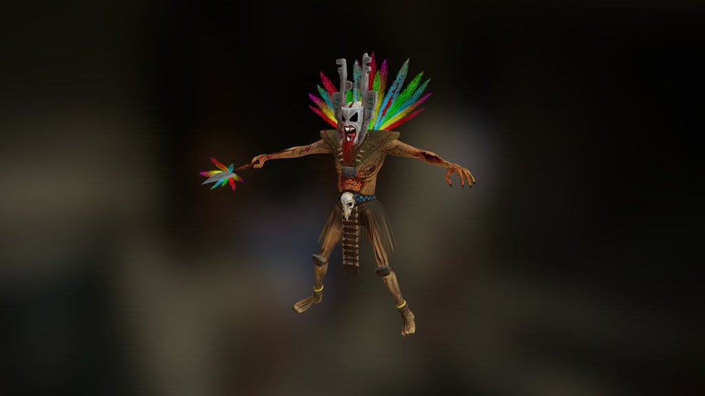 Witch Doctor - 3D model by POLYTRICITY (@PolytricityLtd) [ae8dde0 ...