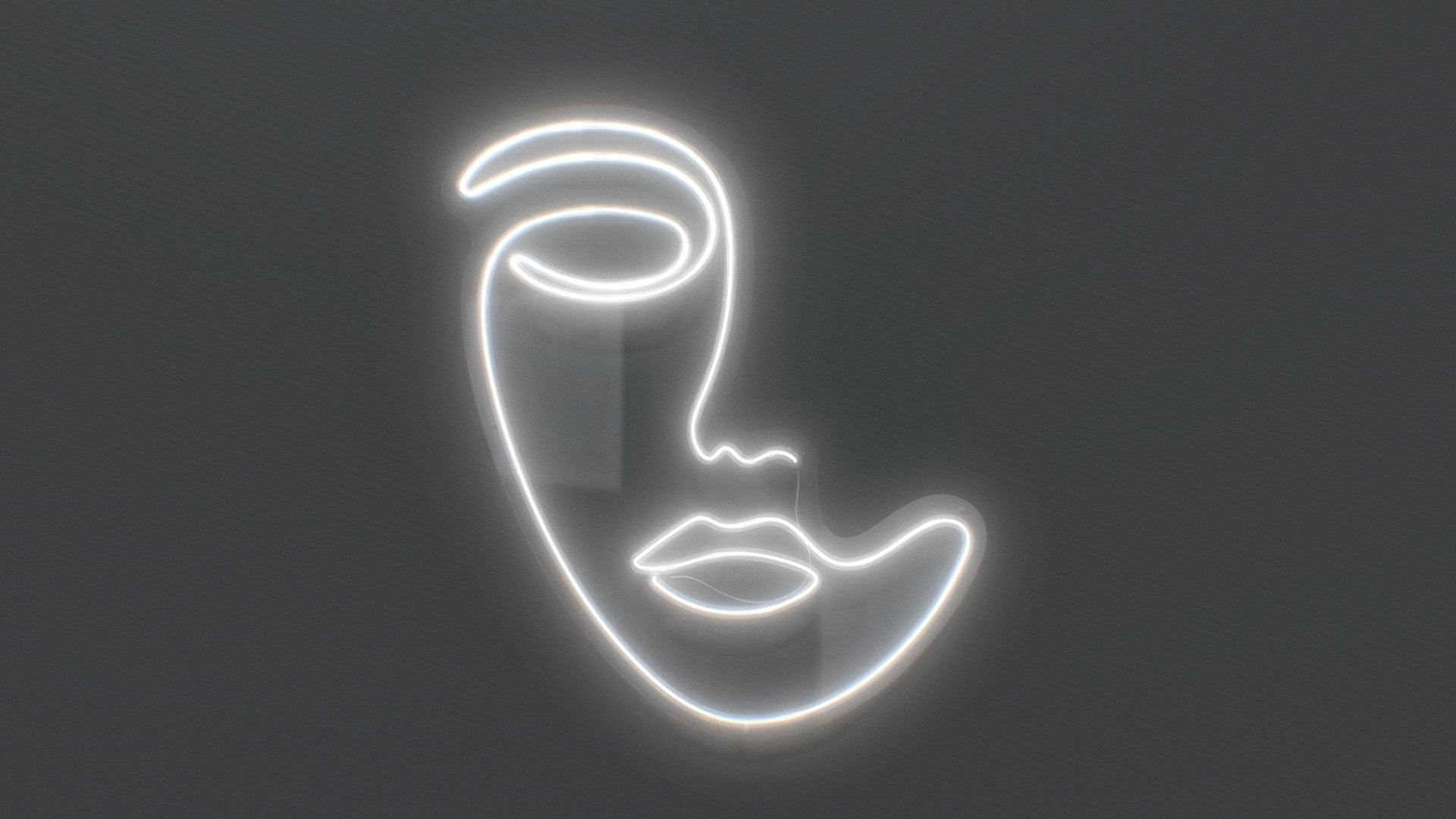 Face 1 - Neon Sign - Buy Royalty Free 3D model by NEONPLEX [ae8e23c ...