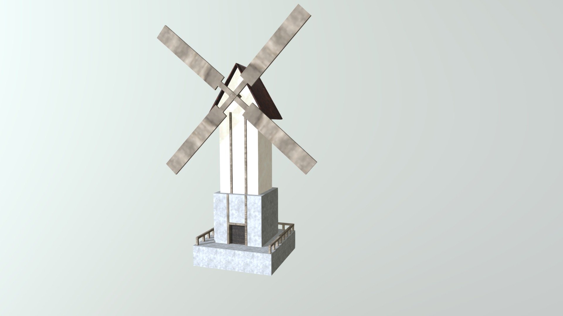 Windmill - 3D model by Michaela Phipps (@mphippsart) [ae8e7db] - Sketchfab