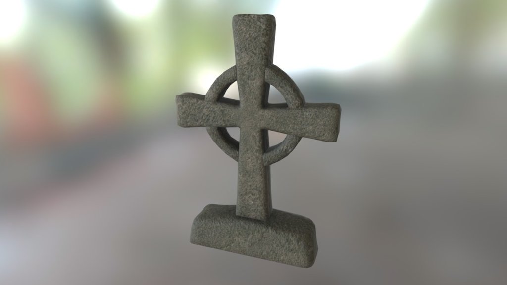 Tombstone Old Cross Shape - 3D model by Rocz3D [ae8f55b] - Sketchfab