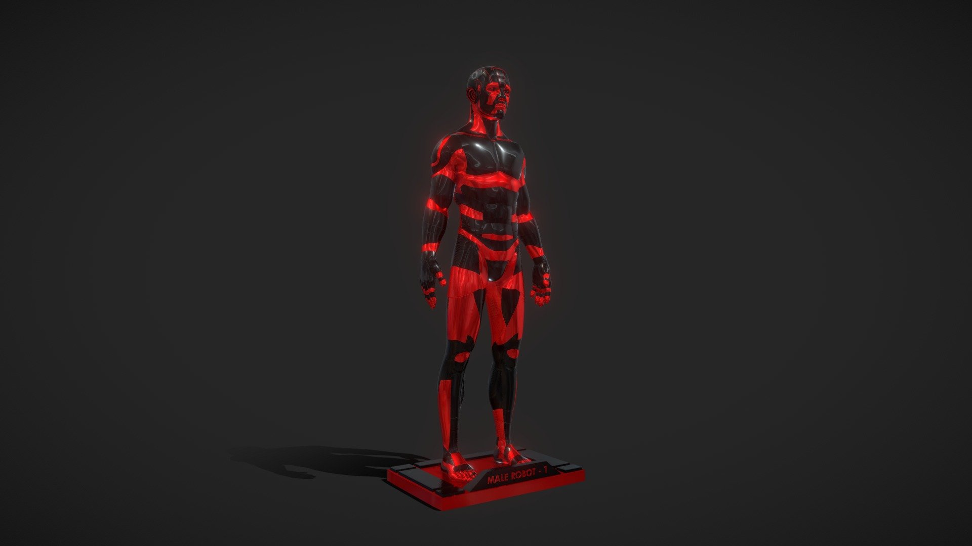 Male Robot 01-MR01 - Buy Royalty Free 3D model by Sandeep Choudhary ...