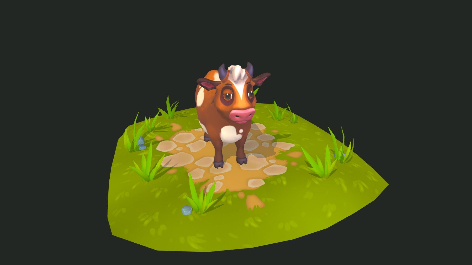 Dakota: Farm Adventures. Cow - 3D model by Alexey Burmak (@sao256k ...