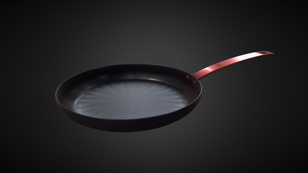 Frying Pan - 3D model by Aoerchemix [ae92117] - Sketchfab