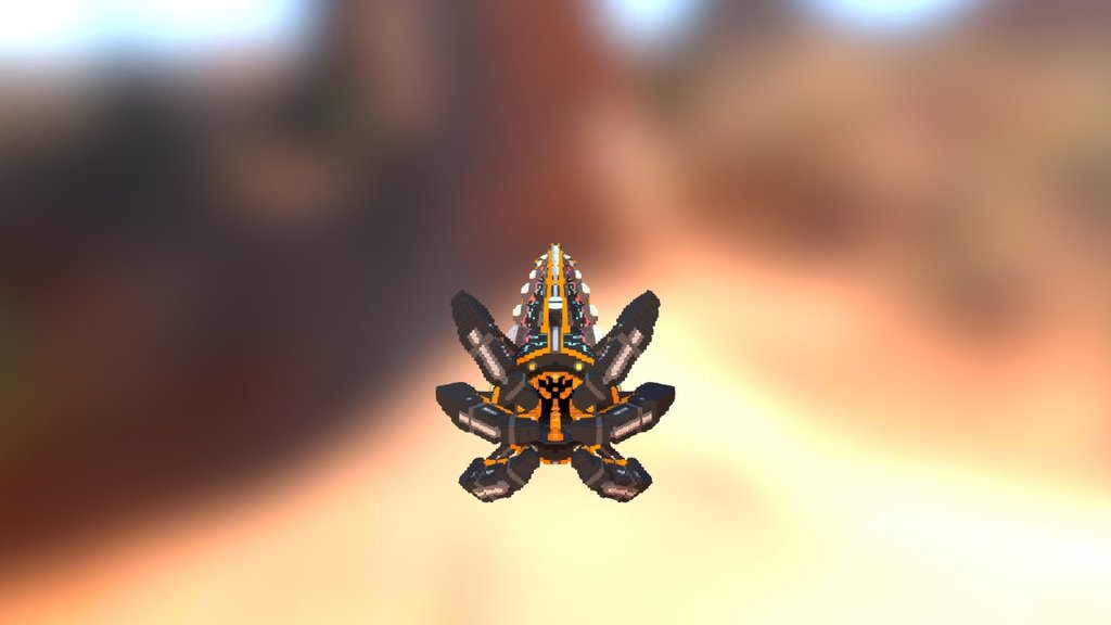 Snake Mech Boss - 3D model by Voxels (@ZachSoares) [ae92f03] - Sketchfab