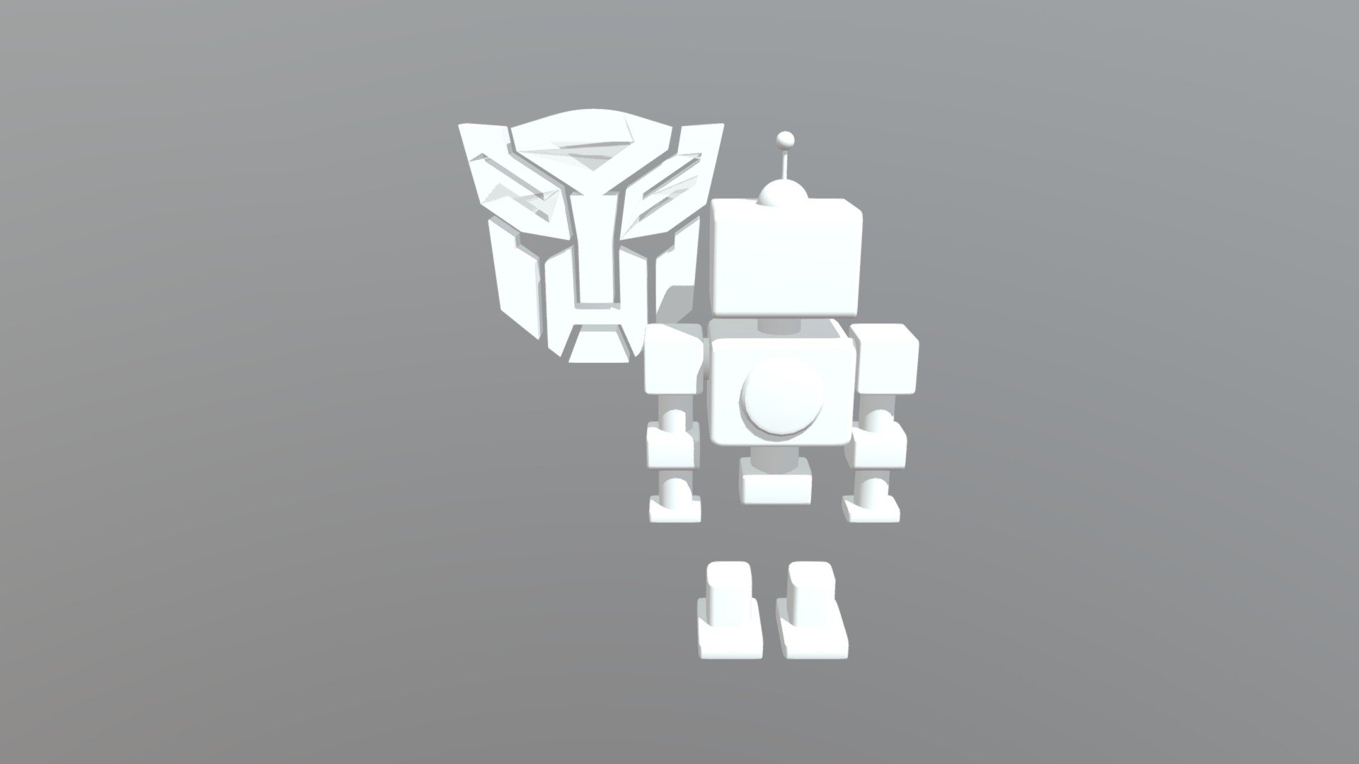 Logo Og Robot - 3D model by KarinBernadette [ae933a3] - Sketchfab