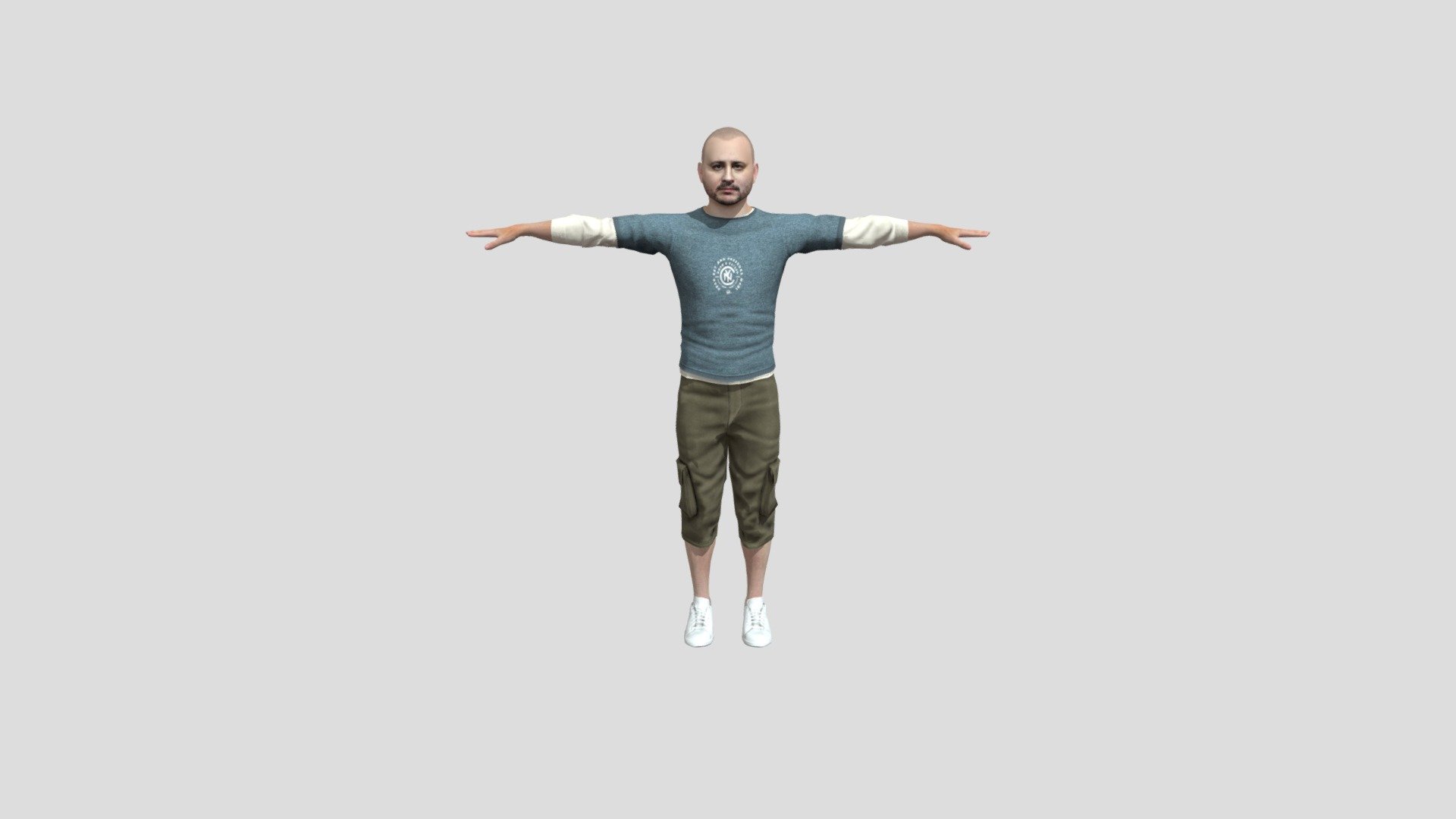 xander model character man rigged realisitc - Download Free 3D model by ...