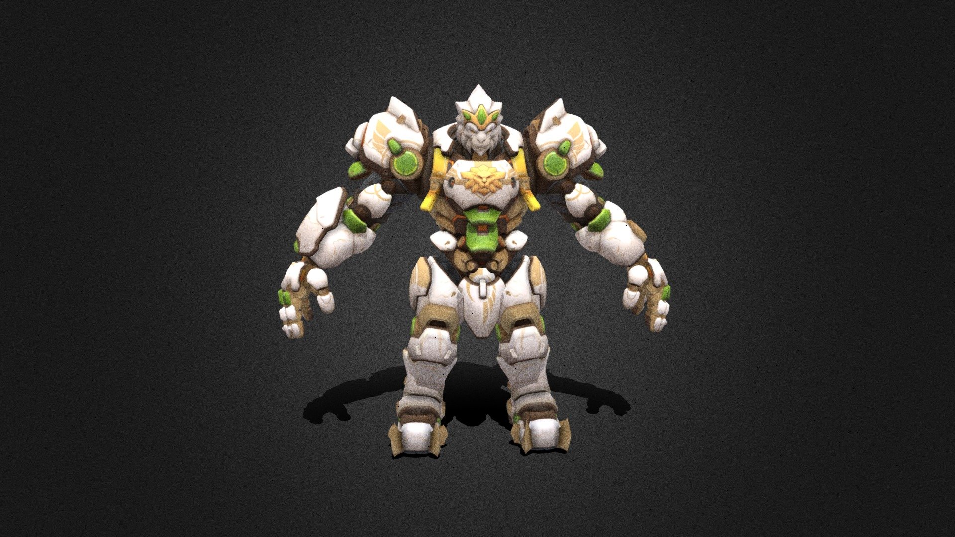 Overwatch 2 - Reinhardt .fbx To daz studio - Download Free 3D model by ...