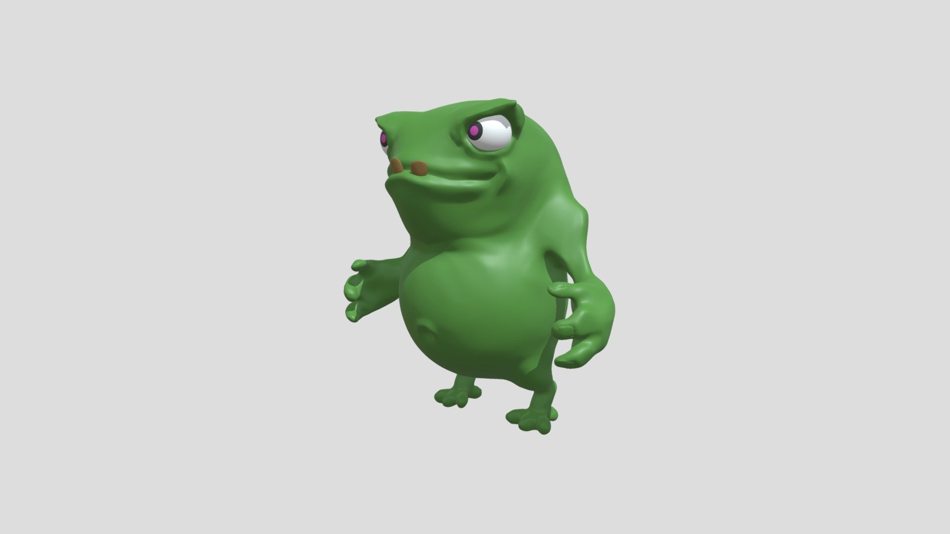Swamp Monster - 3D model by QuantumWolf [ae964ef] - Sketchfab