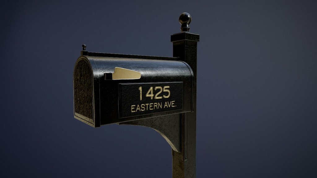 Mailbox game-ready asset - Download Free 3D model by Dominik Biały ...