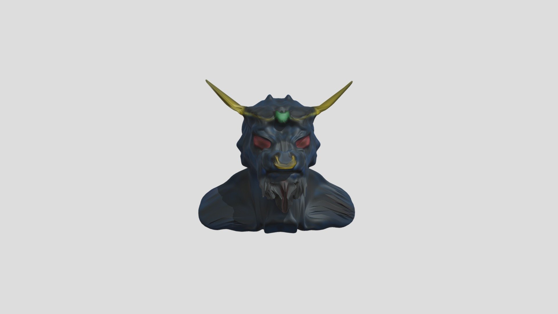 Bull head - 3D model by n0limit6 [ae98f2d] - Sketchfab