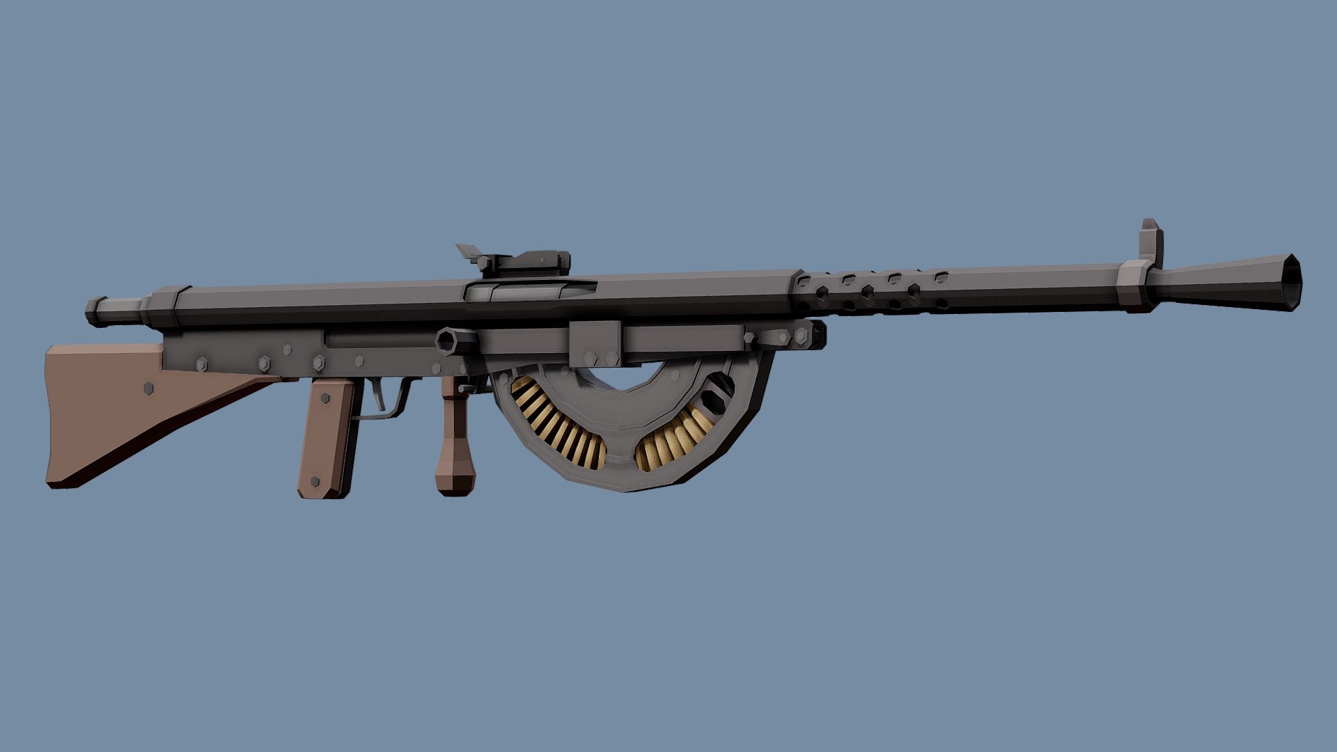 Low-Poly Chauchat - Download Free 3D model by TastyTony [ae9d3c2 ...