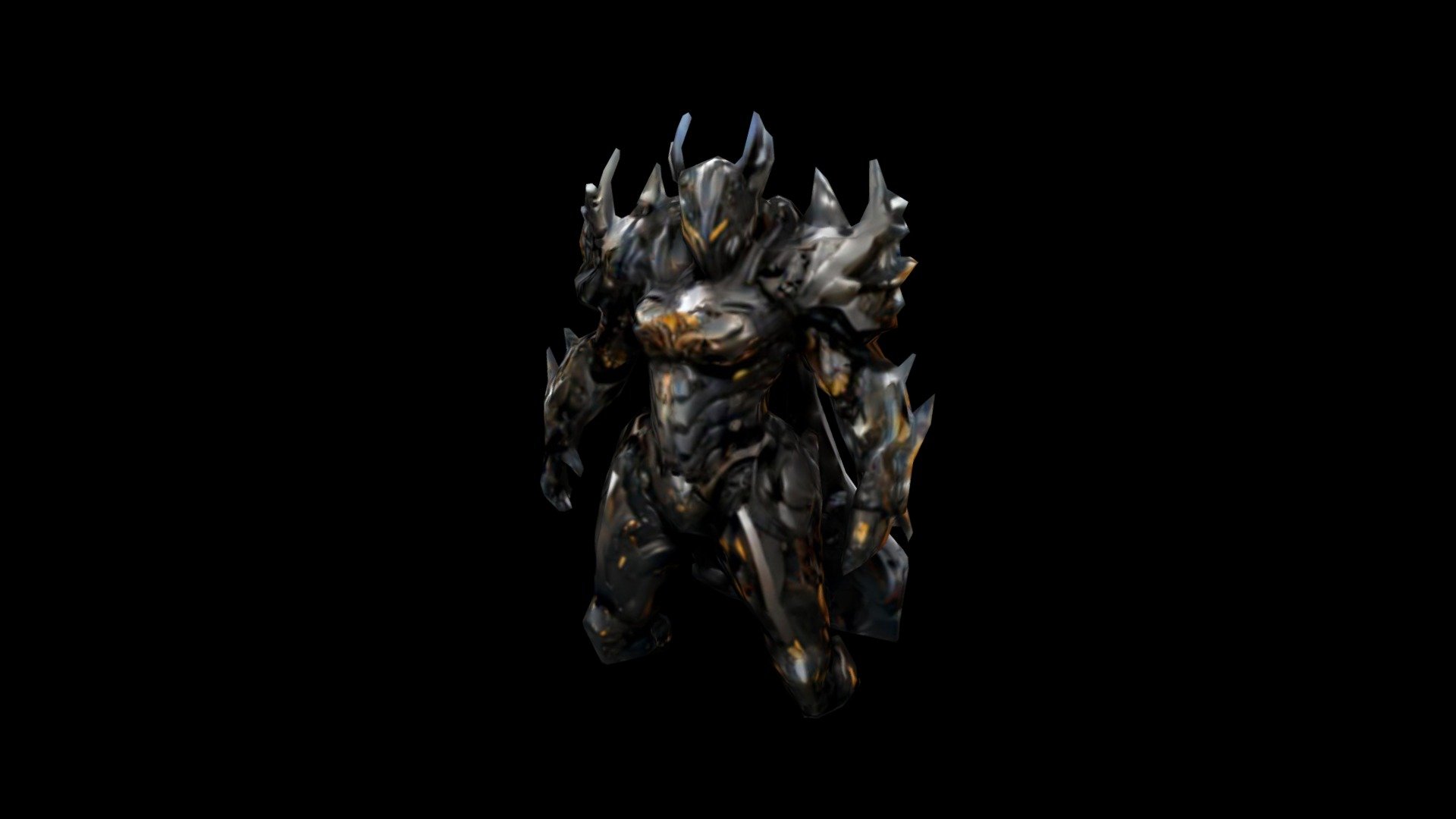 Shadow Sentinel The Dark Mecha Warrior Cg artwor - Download Free 3D ...
