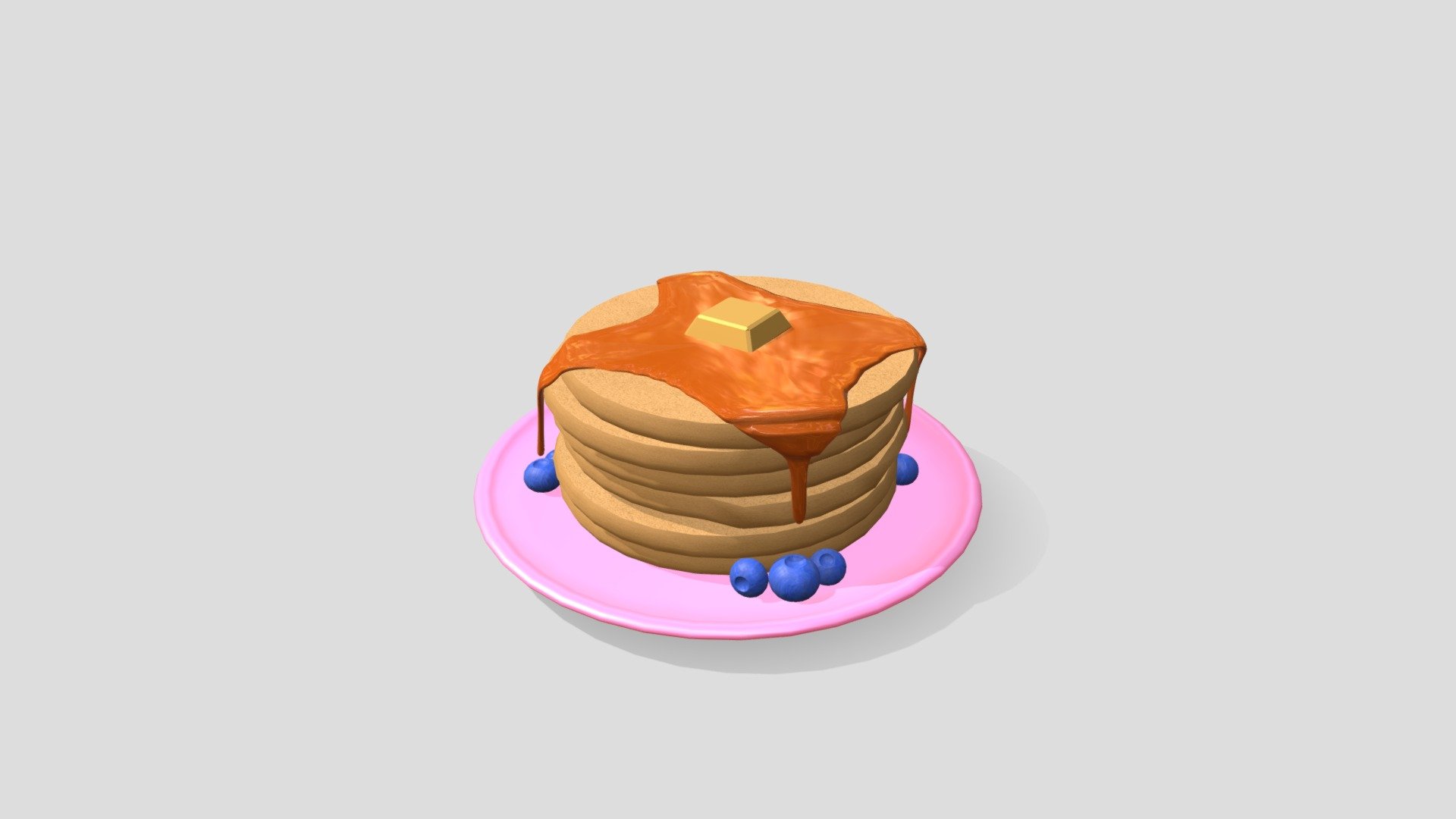 pancakes - 3D model by KozlovaDesigner [ae9e128] - Sketchfab