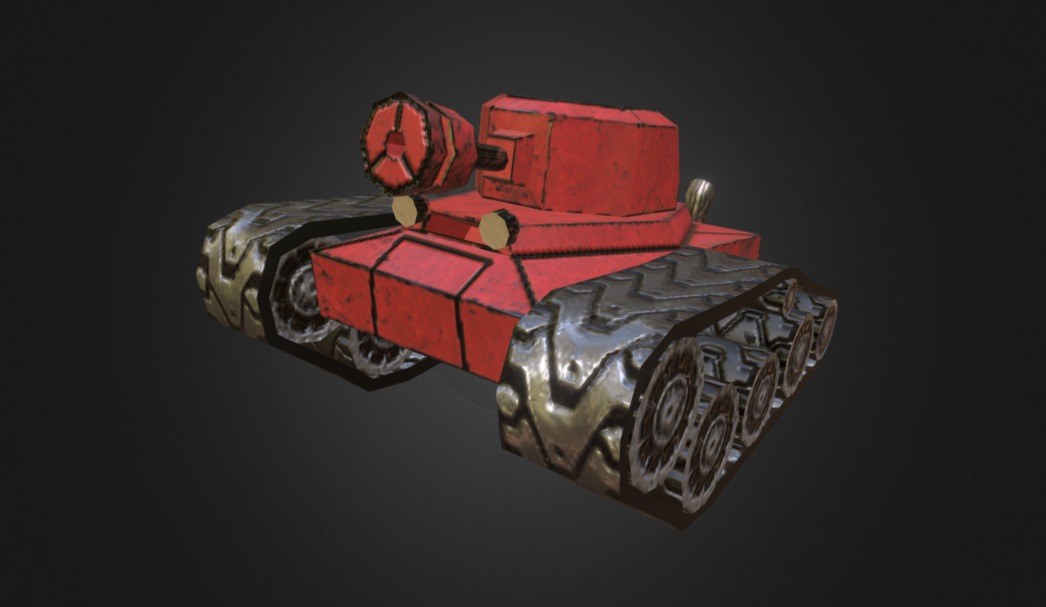Tank - Tower Wars - 3D model by willchocks [ae9f900] - Sketchfab