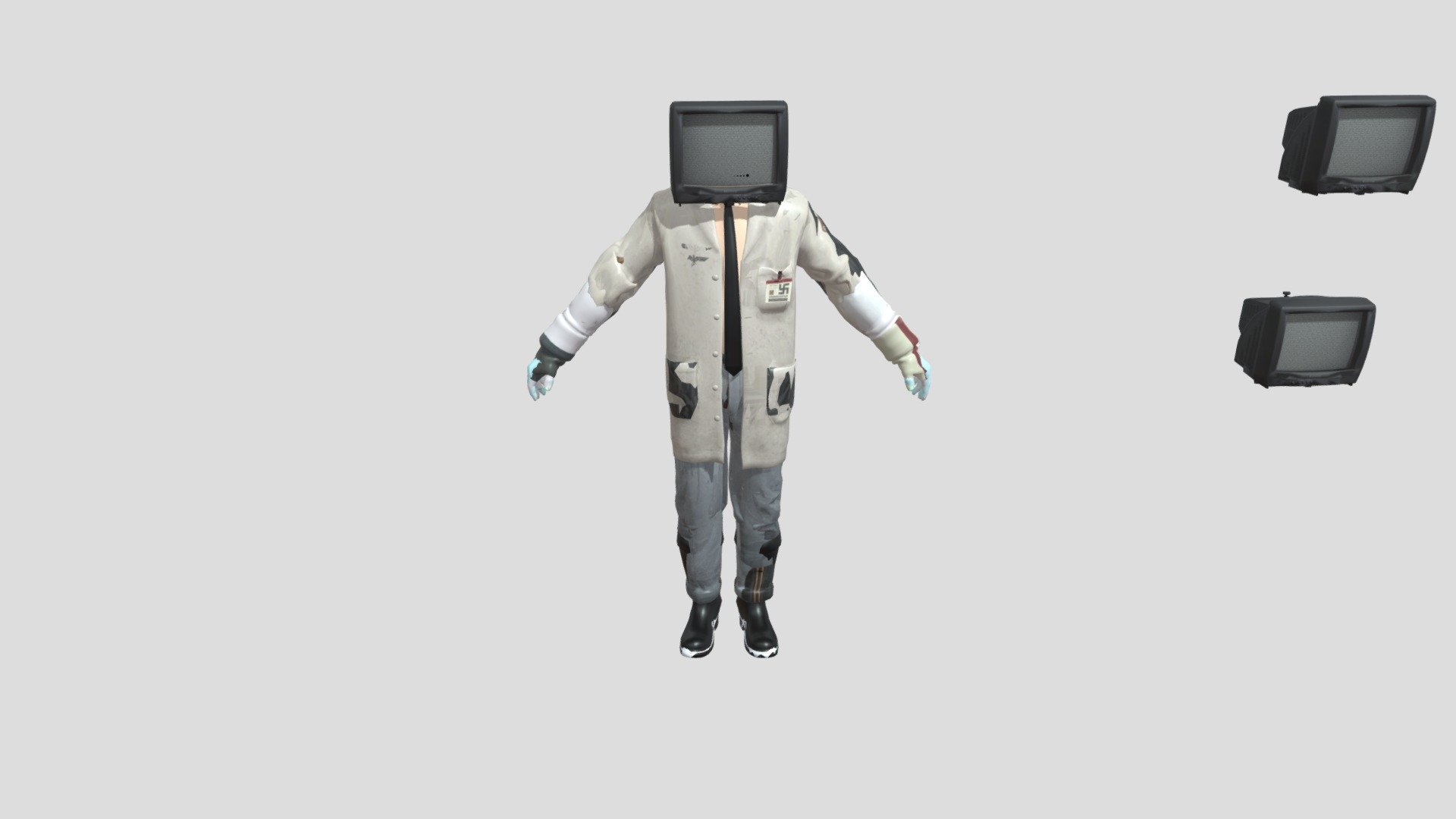 Scientist Tv Man - Download Free 3D model by ASP ...