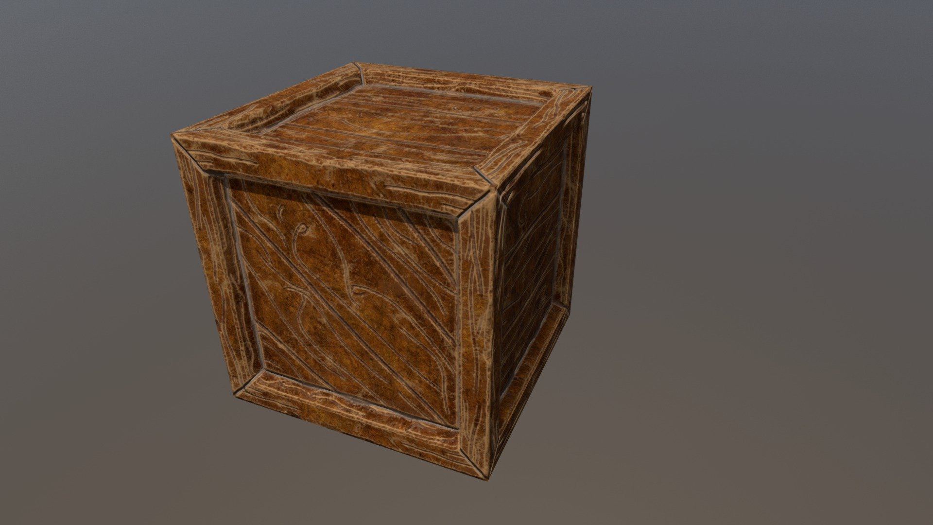 Stylized Wood Crate. - Download Free 3D model by Sam (@rawpuwnzl ...