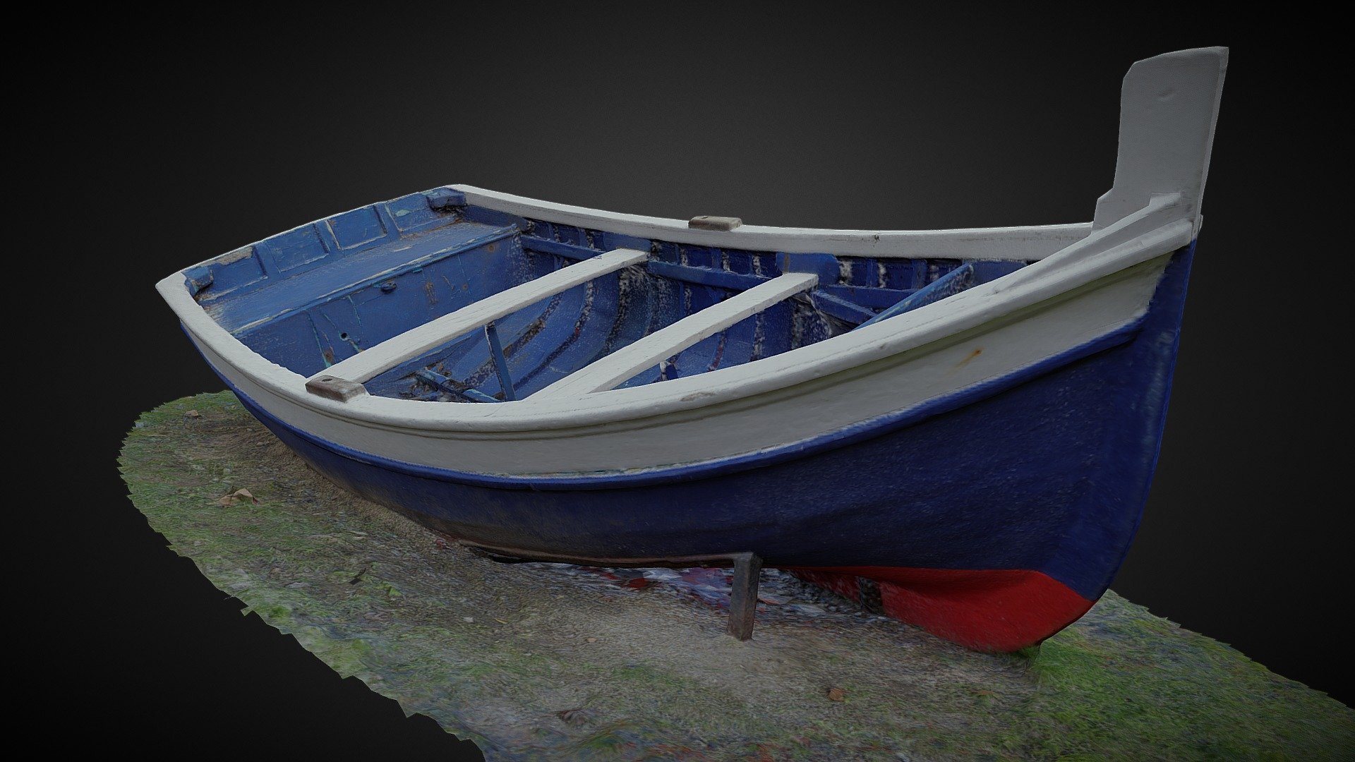traditional fishing small boat - 3D model by vertices2edge [aea1132 ...